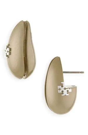 Tory Burch Tory Burch Wave Drop Earrings Mint