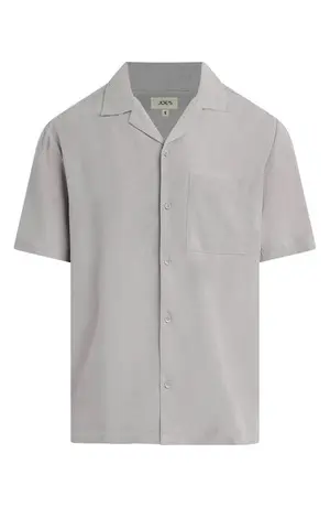 Joe's Jeans Viscose Camp Shirt - Stone