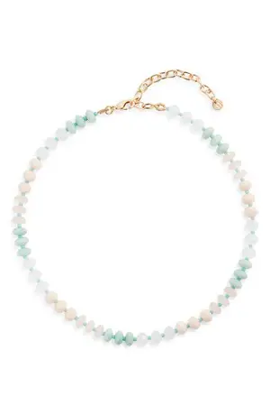 Nordstrom Beaded Necklace - Pastel- Turquoise Combo