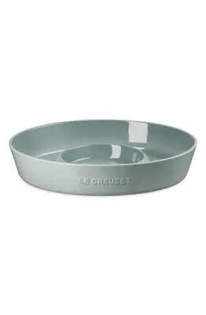 LE CREUSET Oval Stoneware Chip & Dip Platter - Sea Salt