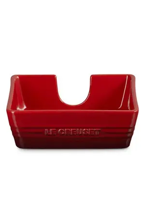 LE CREUSET Signature Stoneware Cocktail Napkin Holder - Cerise
