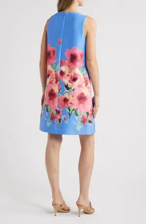 Anne Klein Printed Shift Dress
