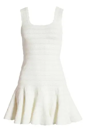 LoveShackFancy Maryanne Pointelle Minidress