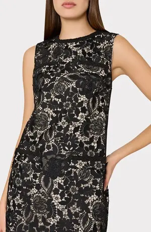 MILLY Garden Lace Mini Dress