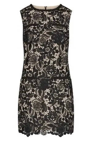 MILLY Garden Lace Mini Dress