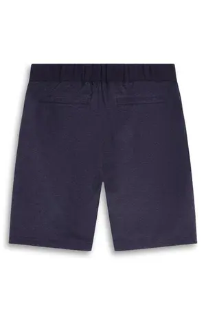 Bugatchi Soft Touch Knit Pintuck Shorts - Black