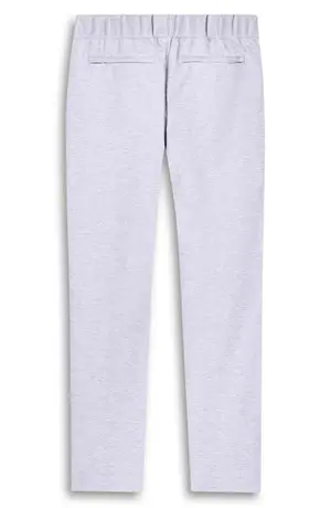 Bugatchi Soft Touch Knit Pintuck Pants - Chalk