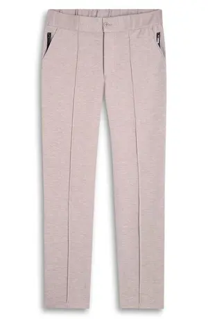 Bugatchi Soft Touch Knit Pintuck Pants - Sand