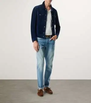 TOM FORD Nubuck Leather Boat Shoes