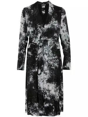 SAPIO Nº5 Marbled Pattern Coat