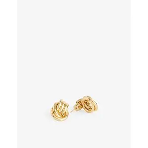 HEAVEN MAYHEM Knot Metal Earrings - Gold