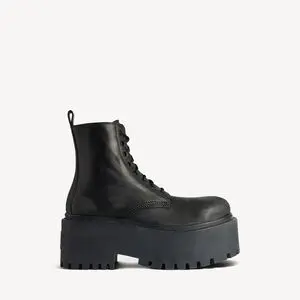 Balenciaga Strike Platform Bootie - Black