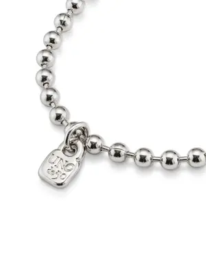UNODE50 18k -plated Beaded Bracelet - Silver