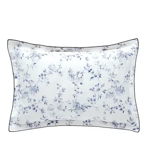 ANNE DE SOLENE Malacca Standard Sham - Blue On White