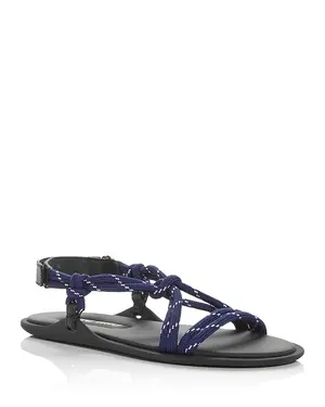 Miu Miu Miu Miu Nastro Rope Sandals Baltico