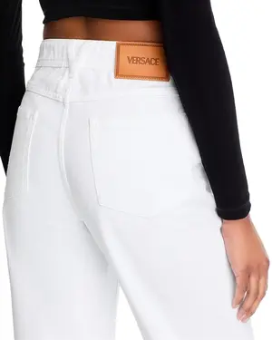Versace High-rise Straight Leg Jeans