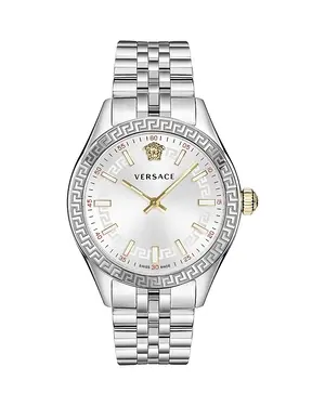 Versace Hellenyium 36mm Bracelet Watch - Silver/silver