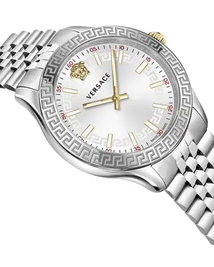Versace Hellenyium 36mm Bracelet Watch - Silver/silver