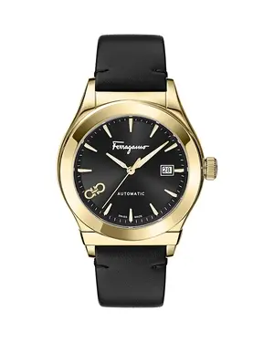 FERRAGAMO 1927 42mm Watch - Black/black