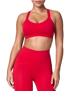 Spanx Mid Impact Sports Bra - Spanx Red