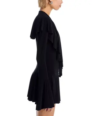 Norma Kamali Bodysuit Mini Dress - Black