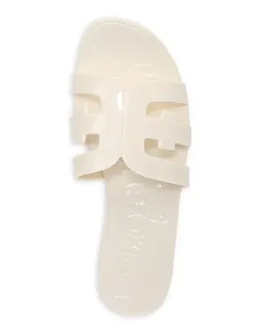 Sam Edelman Bay Jelly Slide Sandals - Ivory