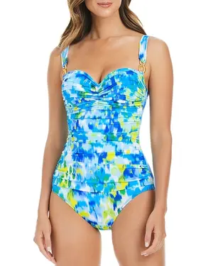 Rod Beattie Shirred Swimwear For Women