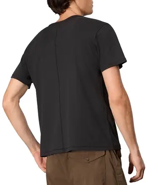 Rag & Bone Pima Interlock Tee - Black