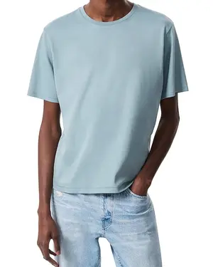 Rag & Bone Pima Interlock Tee Stone Blue