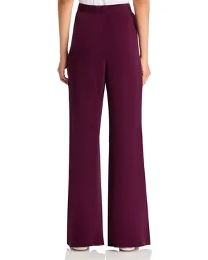 Aqua Melody Wide Leg Sweatpants - Cherry Lacquer