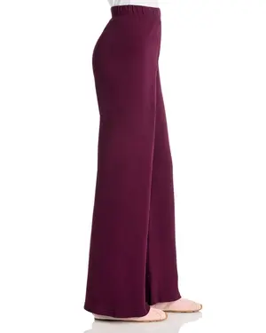 Aqua Melody Wide Leg Sweatpants - Cherry Lacquer