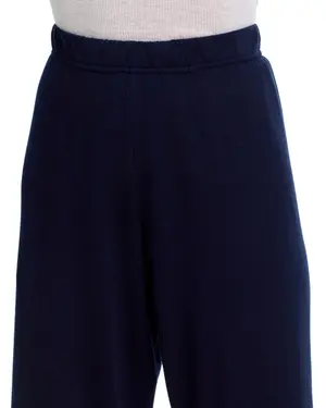 Aqua Melody Wide Leg Sweatpants - Navy