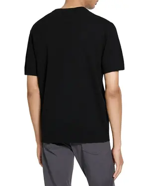 Theory Soris Tee In Fine Bilen - Black