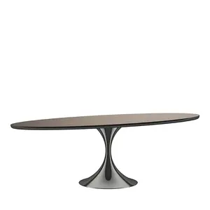 CARACOLE Semper 96 Oval Dining Table - Deep Bronze