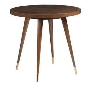 ARTISTICA Marlowe Round End Table - Brown