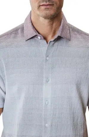 Robert Barakett Tiffin Short Sleeve Woven Button-up Shirt