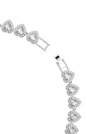 SWAROVSKI X Ariana Grande Angelic Heart Collar Necklace - White/silver