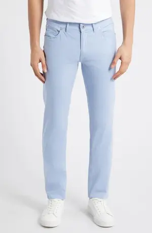 BRAX Chuck Modern Fit Marathon Cotton Stretch Twill Pants - Cloud