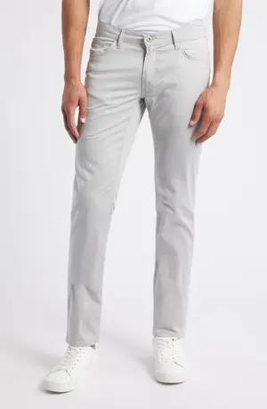BRAX Chuck U Modern Fit Stretch Cotton Pants - Platin