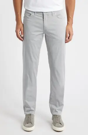 BRAX Cadiz Marathon Cotton Stretch Twill Pants - Platinum
