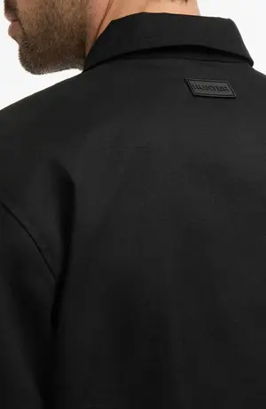 Hunter Foster Water Repellent Waxed Twill Jacket - Black
