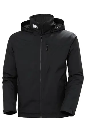Helly Hansen Hooded Waterproof Sailing Jacket - Black