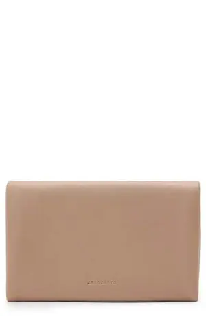 ALLSAINTS Harluna Leather Bifold Wallet Mink Brown