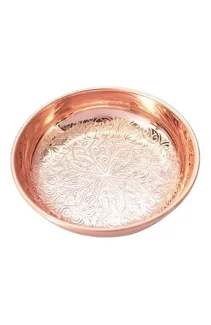 COPPERMILL KITCHEN Vintage Inspired Ring Dish Scroll - Copper