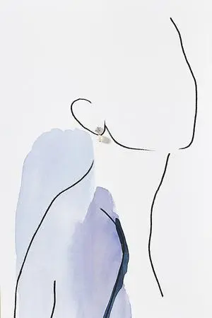 Nadri Blair Pearl Drop Stud Earrings