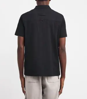 Moose Knuckles Cotton Dalon Chest Pocket Polo Shirt