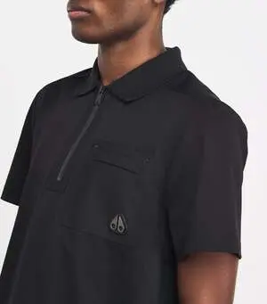 Moose Knuckles Cotton Dalon Chest Pocket Polo Shirt
