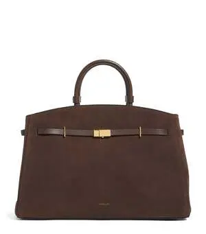 DEMELLIER Suede New York Top-handle Bag