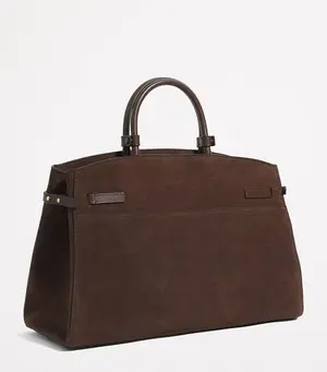 DEMELLIER Suede New York Top-handle Bag