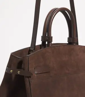 DEMELLIER Suede New York Top-handle Bag